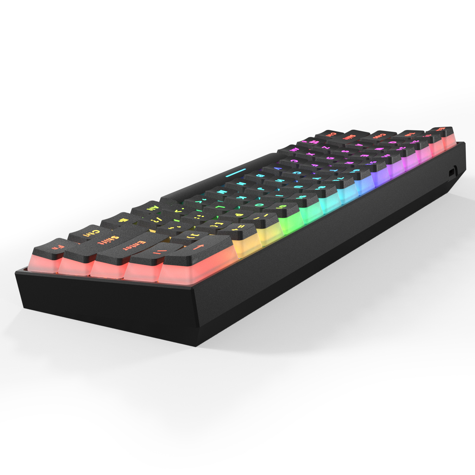 Купить Клавиатура Unbranded 60% GK61 Mechanical Gaming Keyboard 61 Keys ...